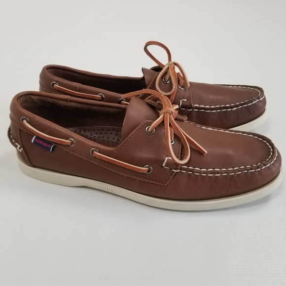 Sebago | Shoes | Sebago Docksider Leather Boat Shoes Loafers Size 5 ...